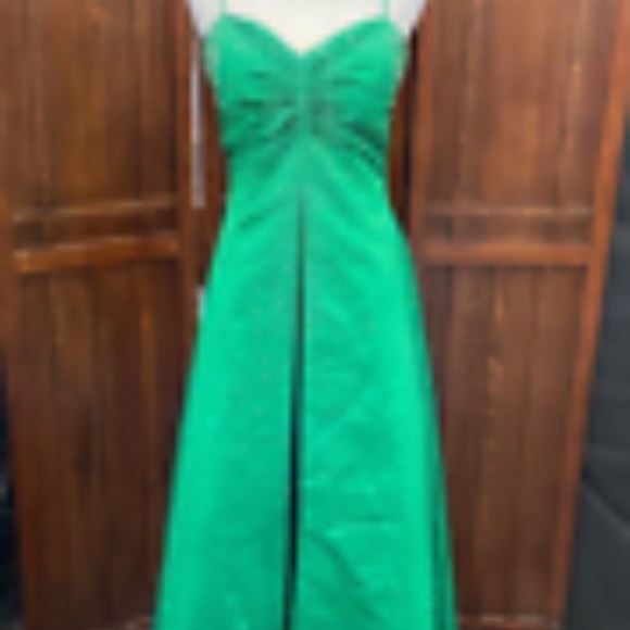 Jodi Kristopher | Dresses | Jodi Kristopher Kelly Green Spaghetti ...